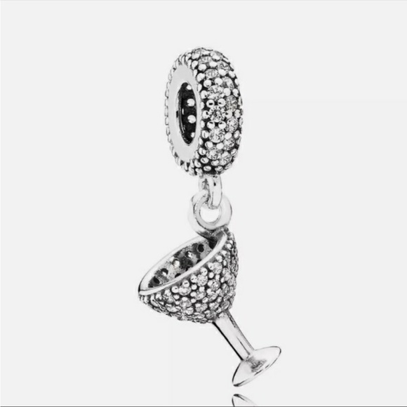 Pandora | Jewelry | Pandora Night Out Sparkling Cocktail Dangle Charm ...